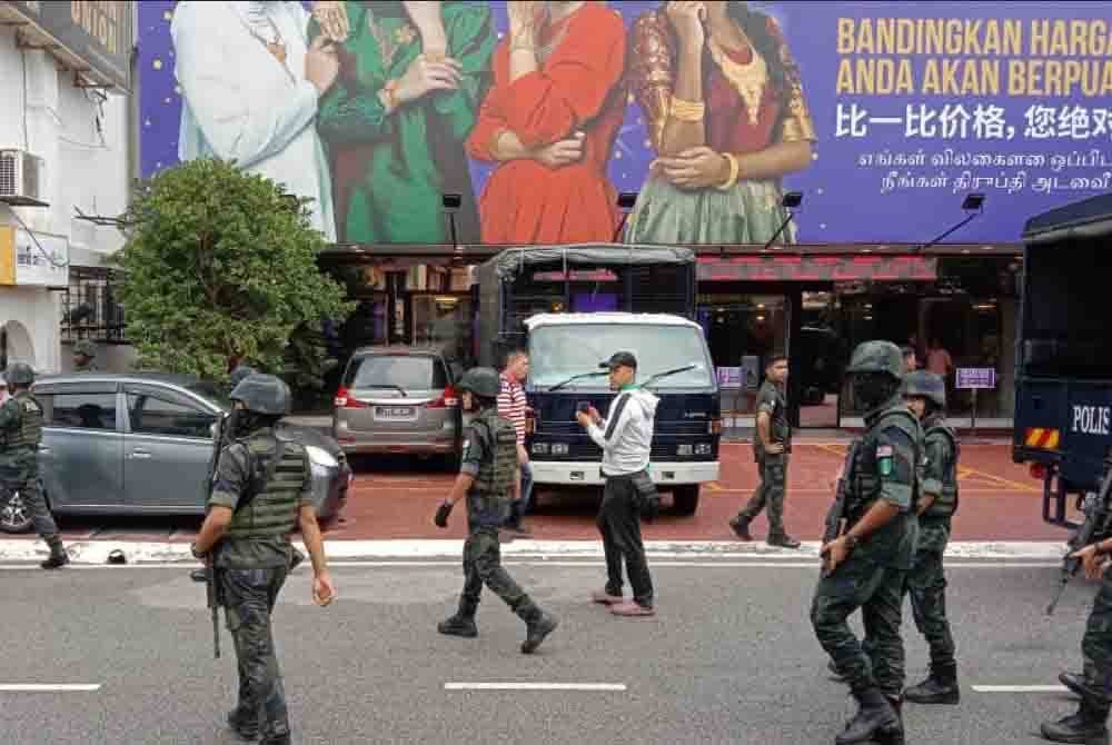 PDRM gempur kawasan Persiaran Raja Muda Musa