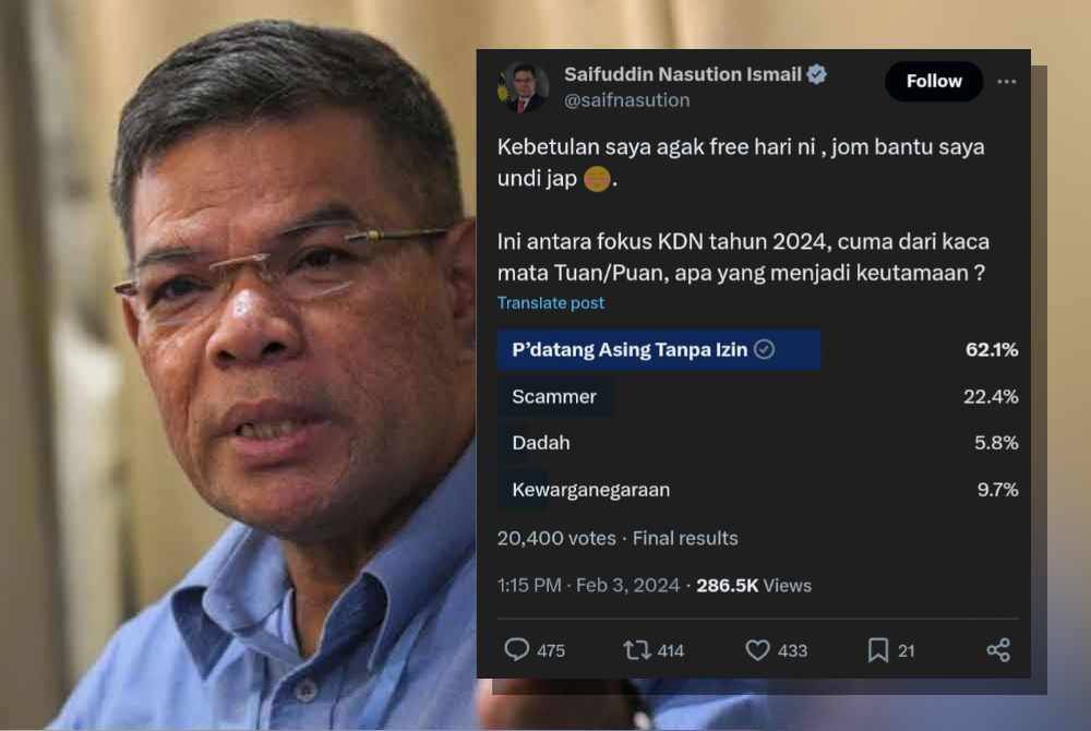 Rakyat mahu KDN utamakan isu PATI