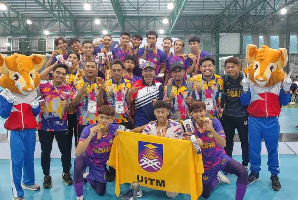 SUKIPT 2024: Futsal lelaki UiTM gah kekal pingat emas