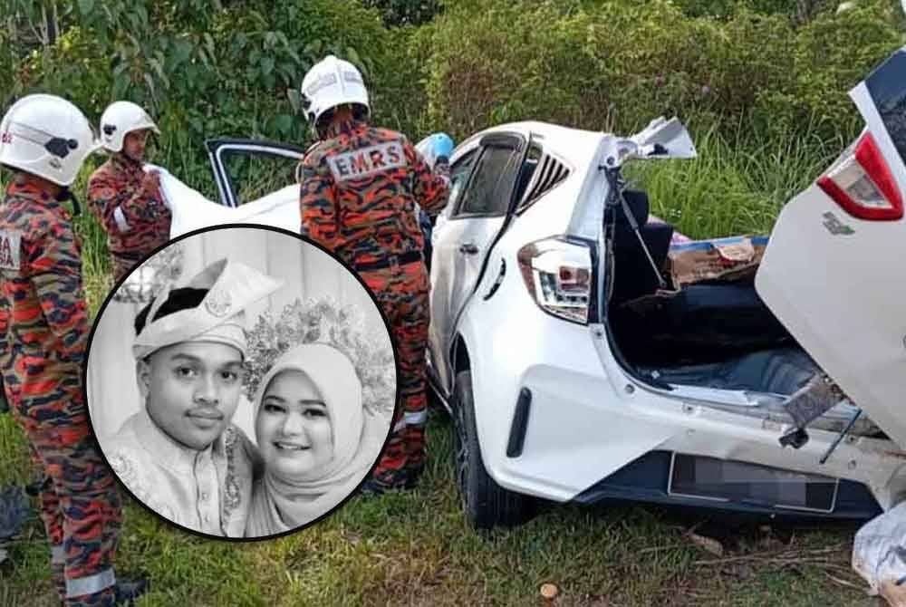 Suami isteri maut kereta bertembung lori
