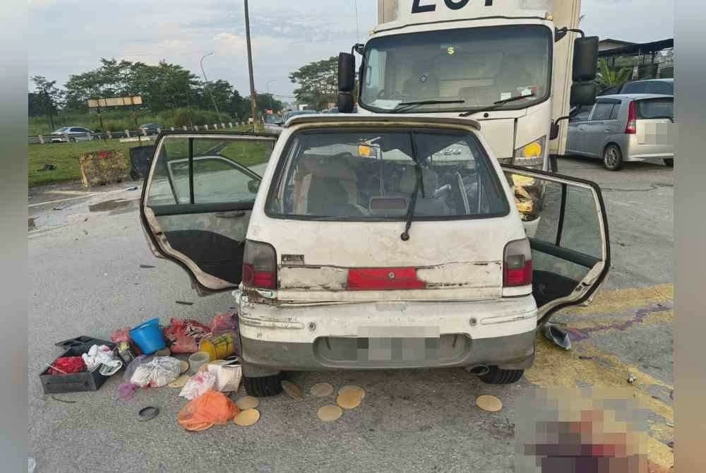 Lelaki maut kereta bertembung lori