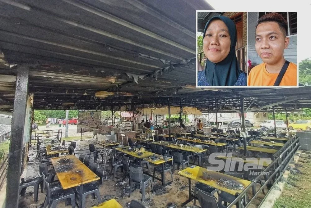 Baru hendak makan, nampak api marak dari dapur