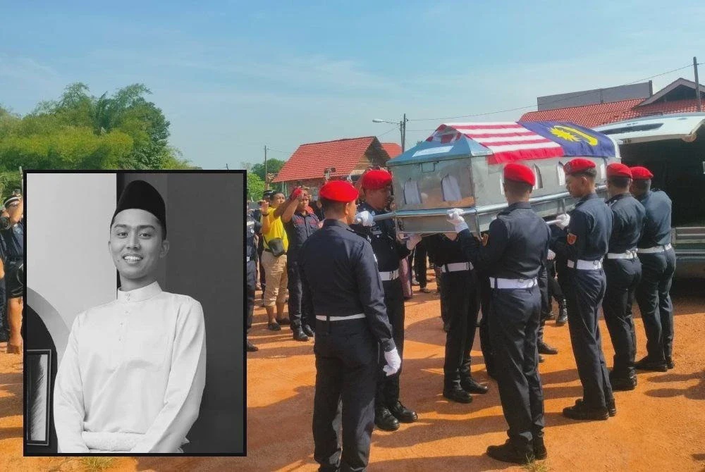 Jenazah Konstabel Ahmad Wafi dikebumikan di Lunas