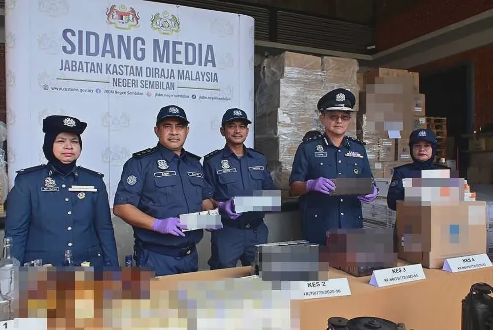 Kastam rampas rokok, arak seludup lebih RM5 juta