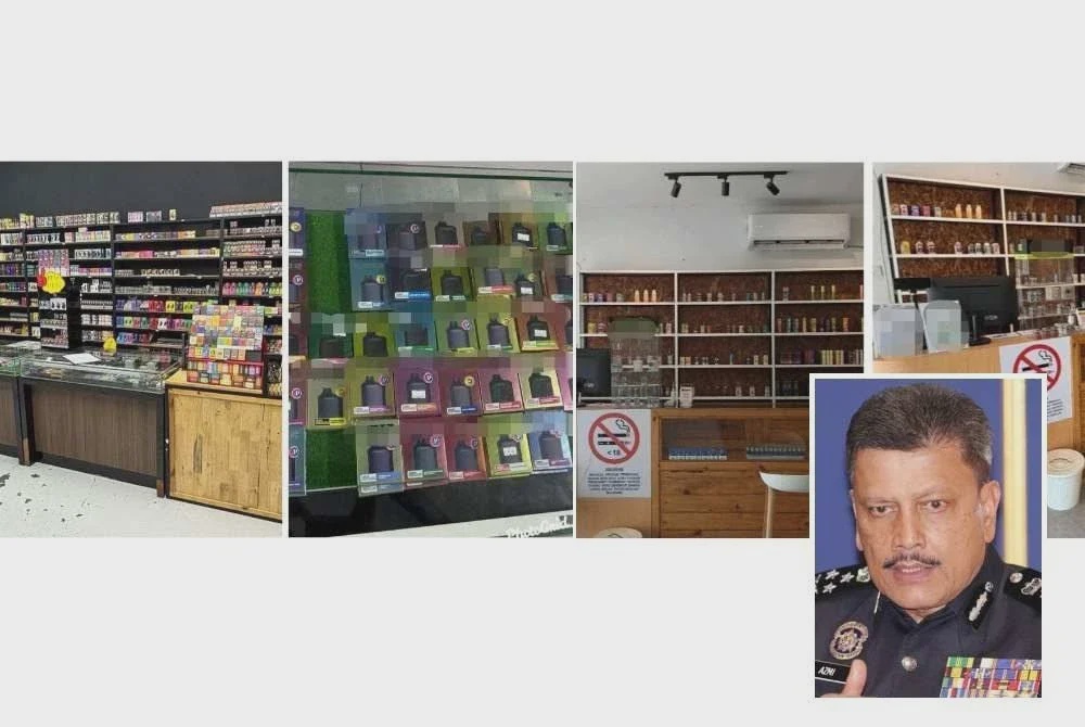 Premis jual rokok elektronik diserbu, rampasan lebih RM300,000