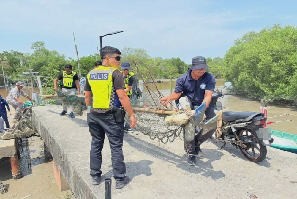 Tiga jeti nelayan digempur, peralatan haram tangkap ikan dirampas