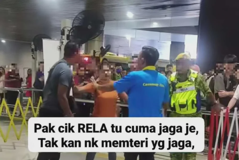 Polis berkas lelaki halang tugas anggota Rela