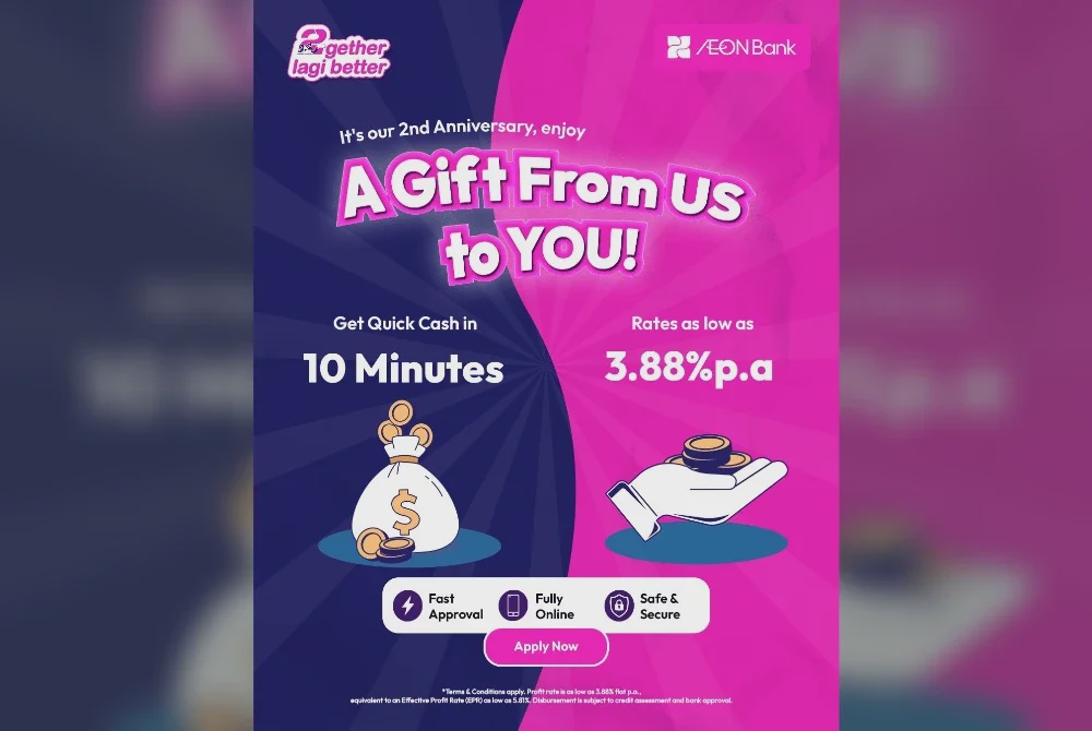 Rai ulang tahun kedua, AEON Bank perkenal sahabat bajet AI Neko Sensei ...