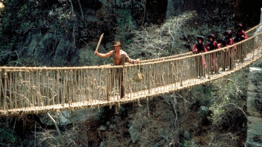 Temple Of Doom's Rope Bridge Battle Was Just As Dangerous Behind The Scenes