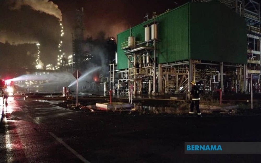 Fire breaks out at Pengerang Integrated Complex in Johor