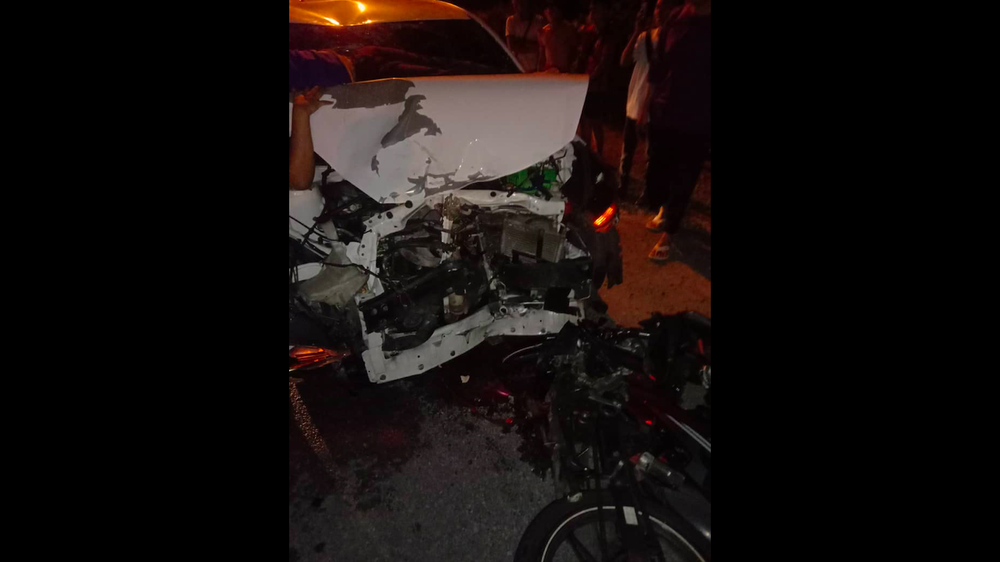 Motorcyclist, pillion rider seriously injured after being rear-ended by ...