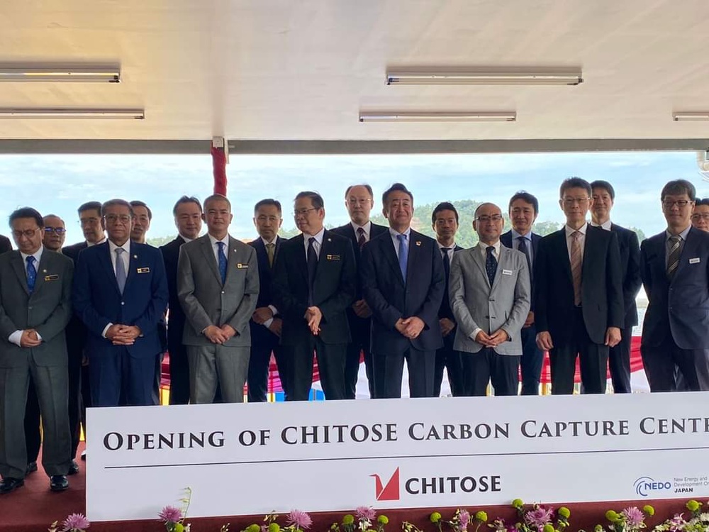 Japan envoy graces opening of Chitose Carbon Capture Central facility