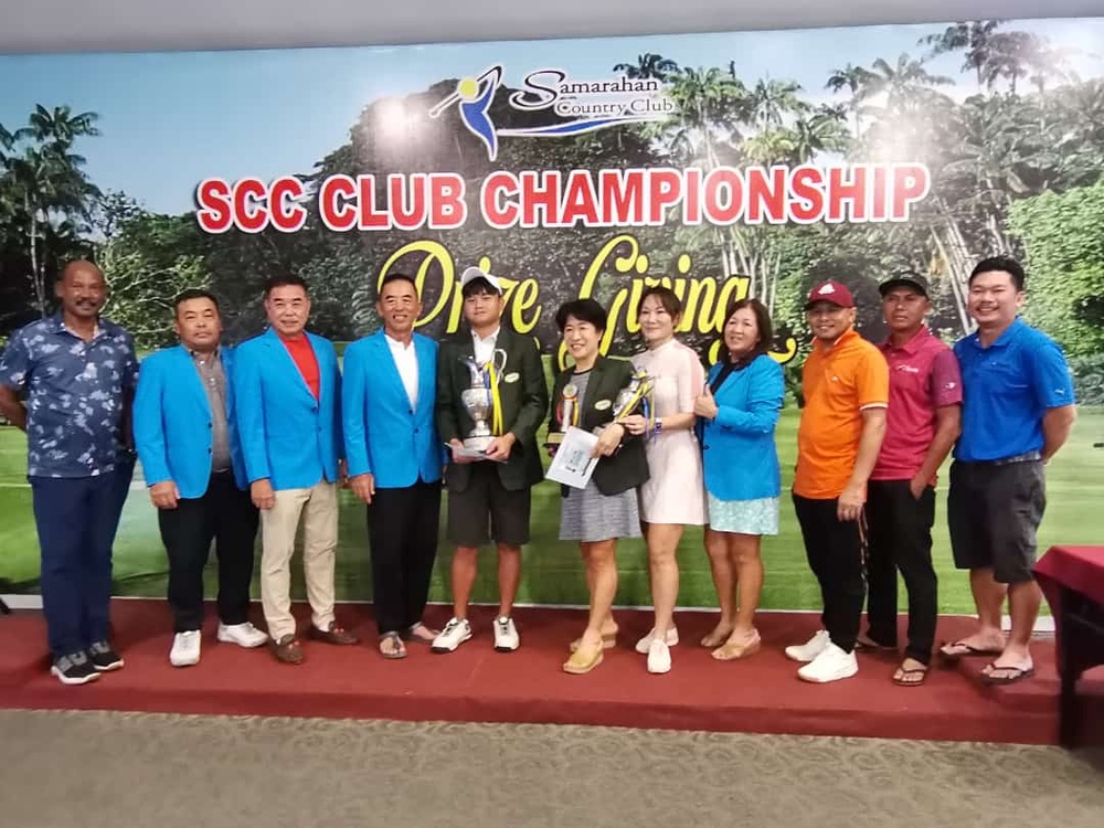 Wesley, Kim new Samarahan Country Club golf champions
