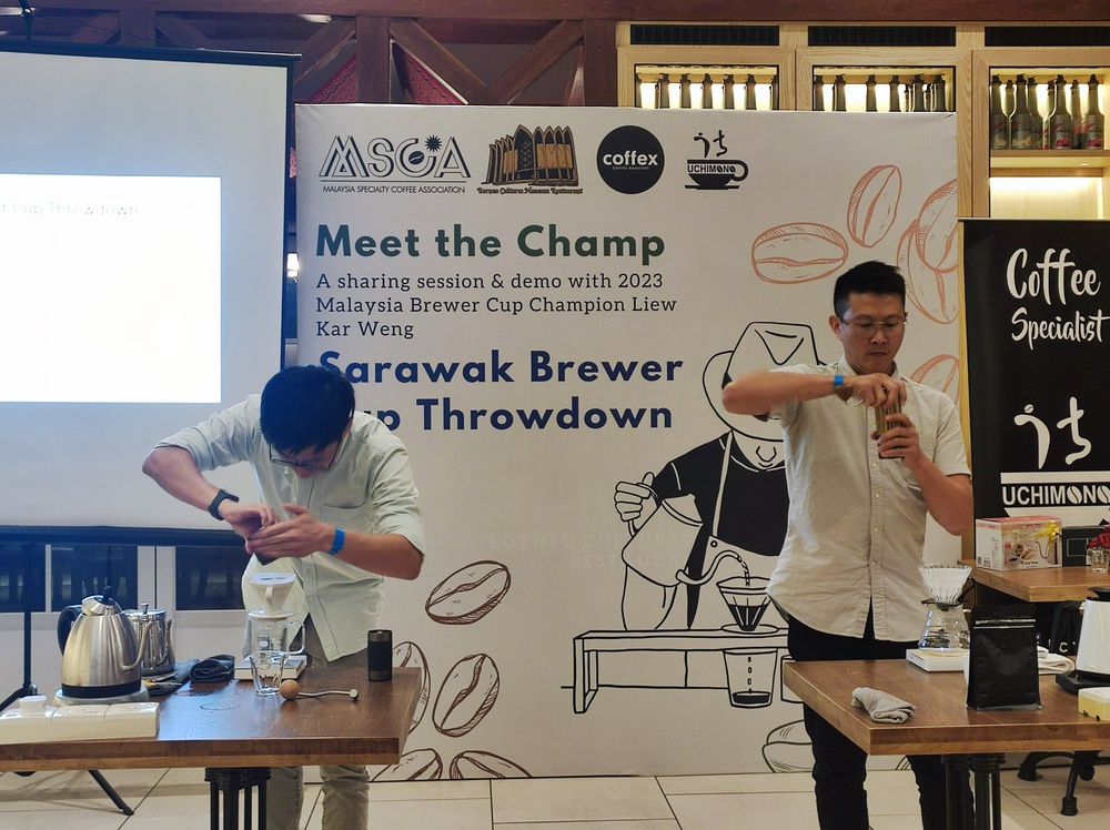 Local baristas showcase talents at coffee-brewing championship in Kuching