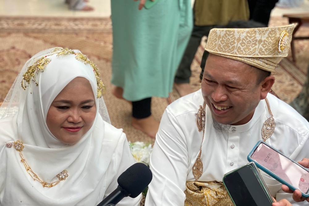 Kuching couple delighted to be selected for Akad Semarak Ummah mass wedding programme