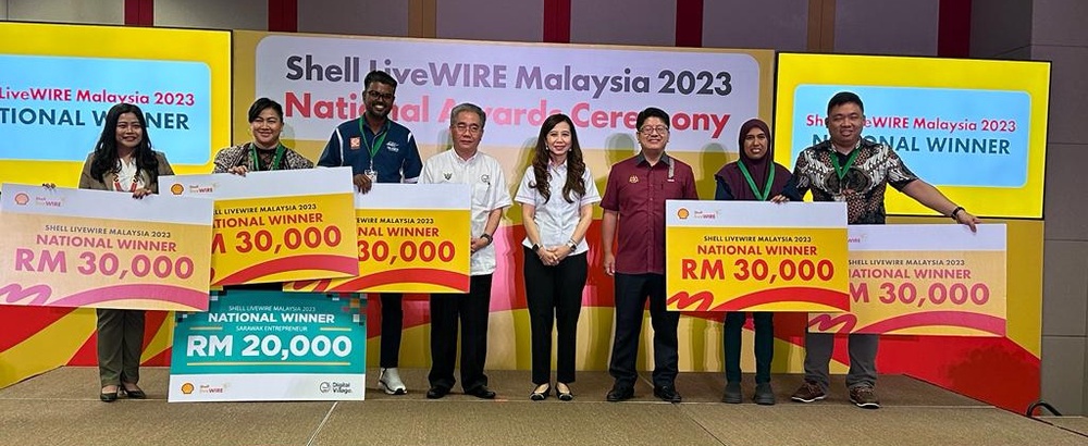 Two Sabahan enterprises Shell LiveWIRE winners