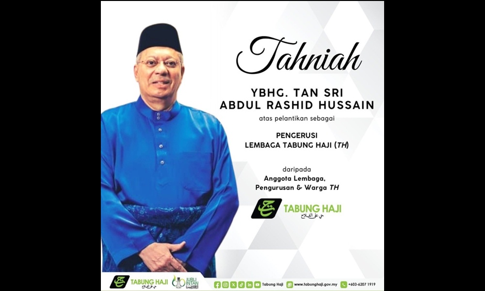 RHB Group founder Abdul Rashid Hussain is new Tabung Haji chairman