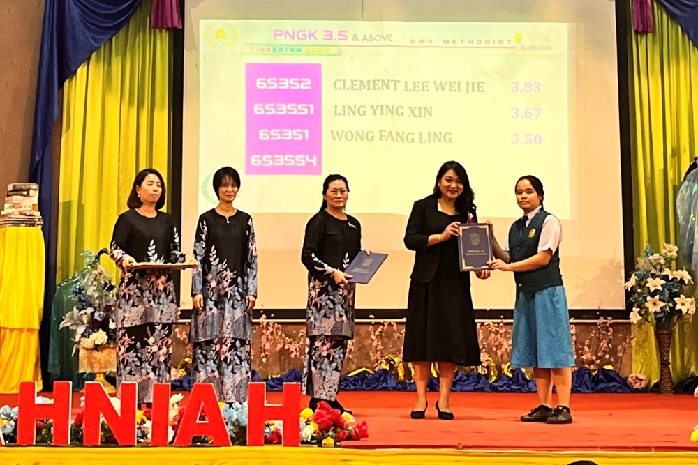 Success in athletics, academics bring pride to SMK Methodist Sibu