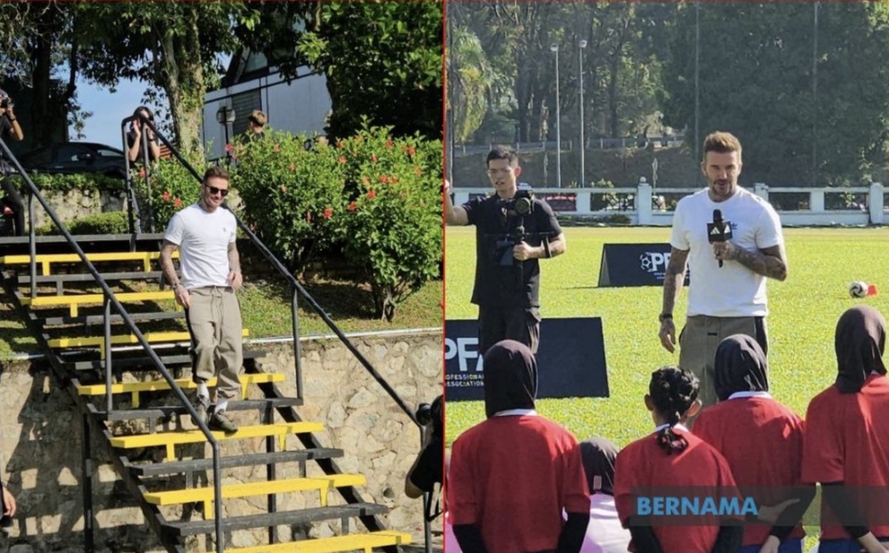 David Beckham gives Adidas Malaysia Girls Football Programme launch ...