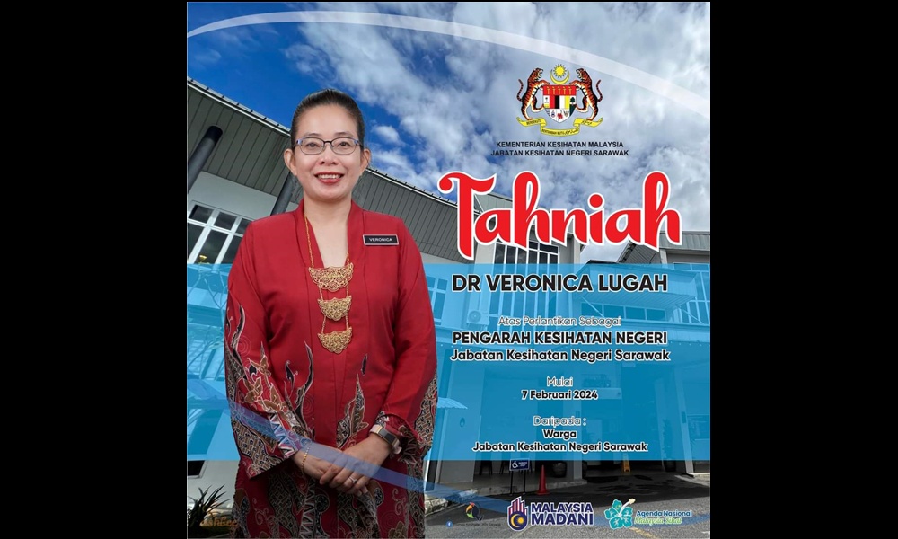 Dr Veronica Lugah appointed as new Sarawak health director