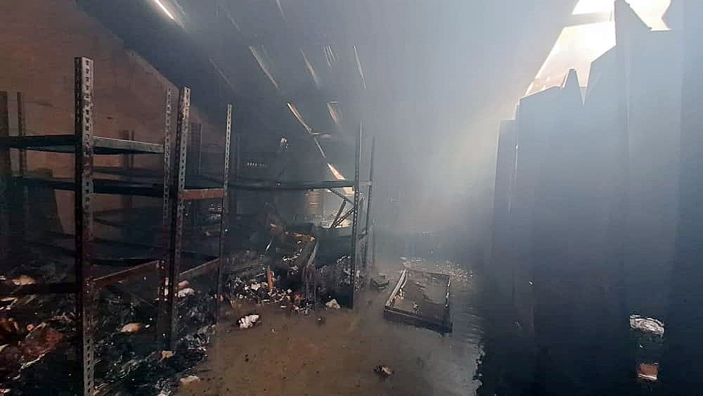 Rooftop storeroom on Jln Kwong Lee Bank commercial lot damaged in fire