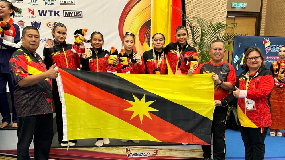 Sukma XXI: Sarawak women’s artistic gymnastics team bags two bronze medals