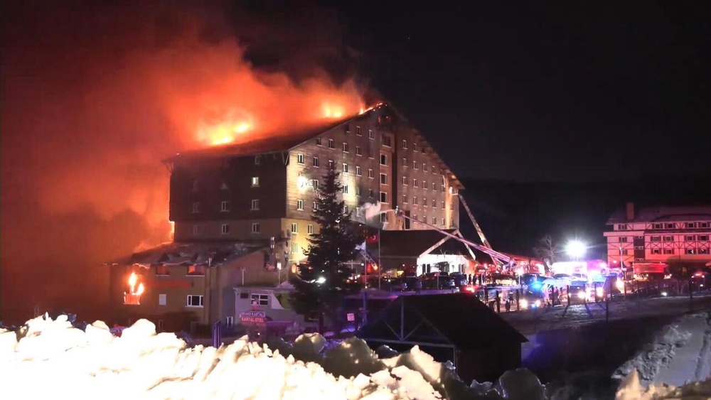 Simmering anger as Turkey buries ski hotel fire victims