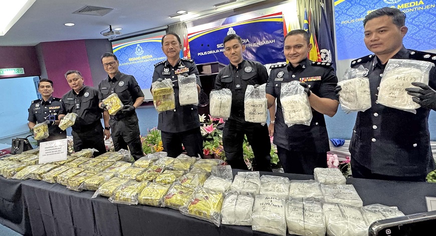 Two drug mules caught with RM3 million syabu in Penampang