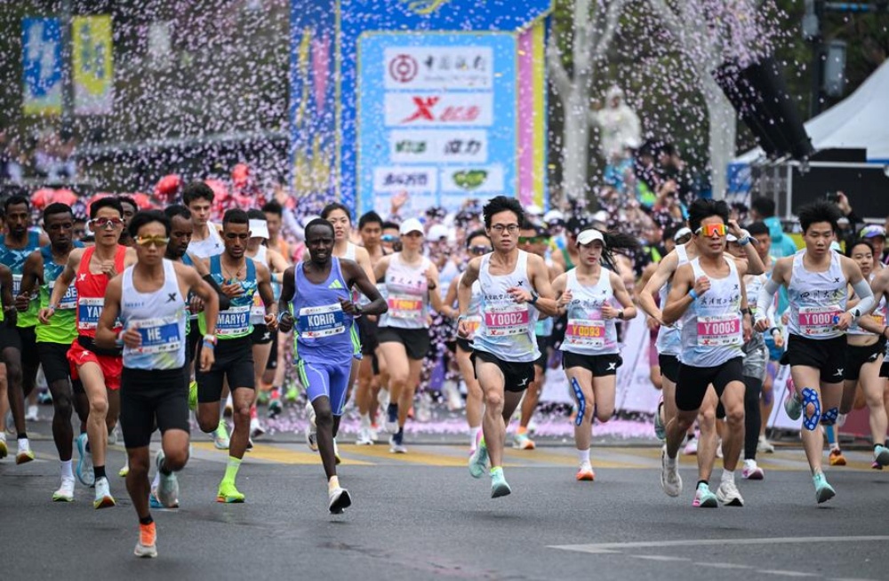 What has the marathon craze brought to China?