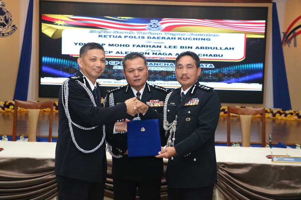 ACP Alexson Naga Chabu now Kuching OCPD