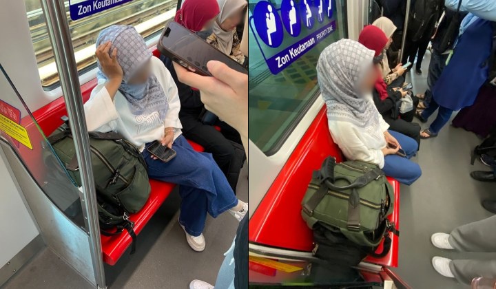 Aksi Wanita Selamba Letak Beg Di Kerusi Zon Keutamaan Dalam LRT Undang ...