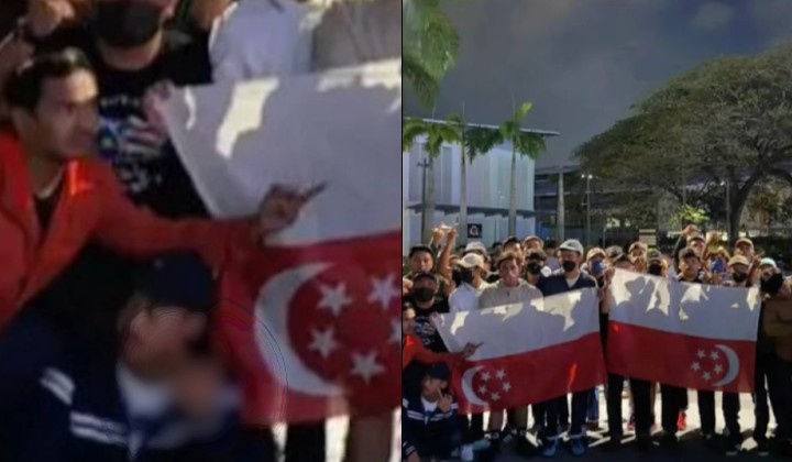 Fans Criticised For Singapore Flag Disrespect At Bukit Jalil Stadium