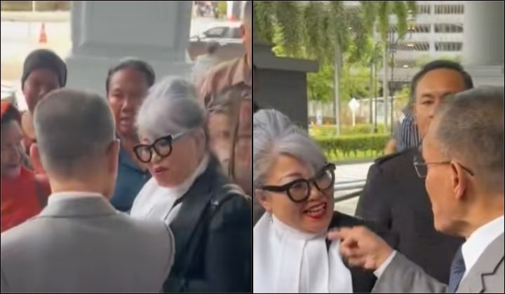 [Watch] Adnan Yaakob Calls Siti Kasim Names Outside Court Over Orang ...