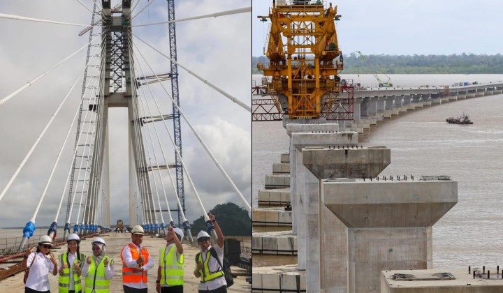 Malaysia’s Longest River Bridge, Built By Chinese Firm, Takes Shape In ...
