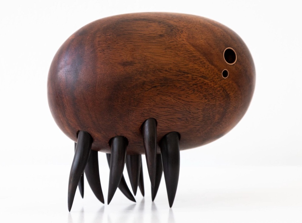 Donald Wasswa’s Delicate Wooden Creatures Emerge from a Speculative Future