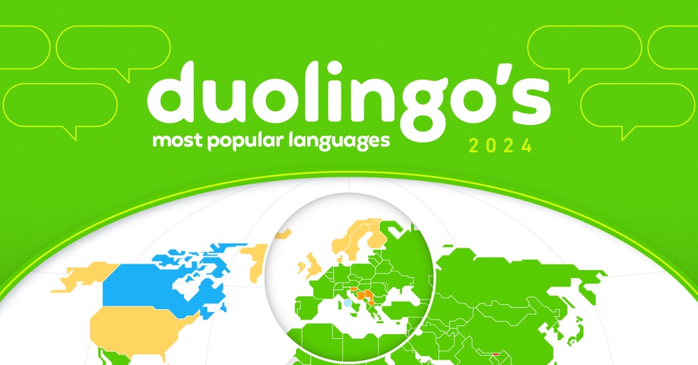 Ranked: Duolingo’s Most Popular Languages in Every Country in 2024