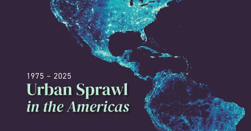 How Cities in the Americas Have Grown Since 1975