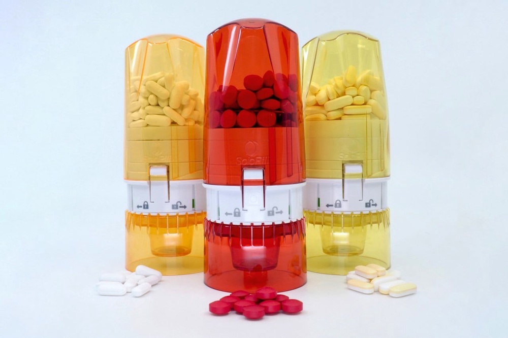 Cleverly Designed Pill-Bottle With Gumball Mechanism Will Dispense a ...
