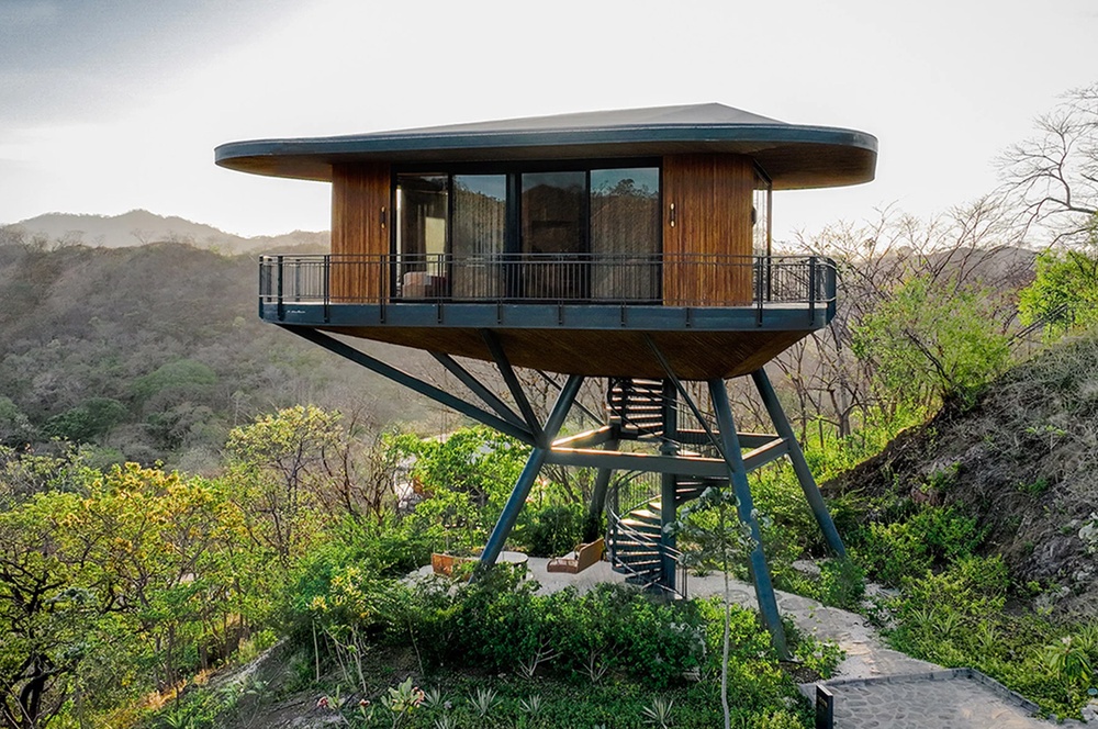 Treehouse-style elevated pods in this Costa Rican hotel make for an ...