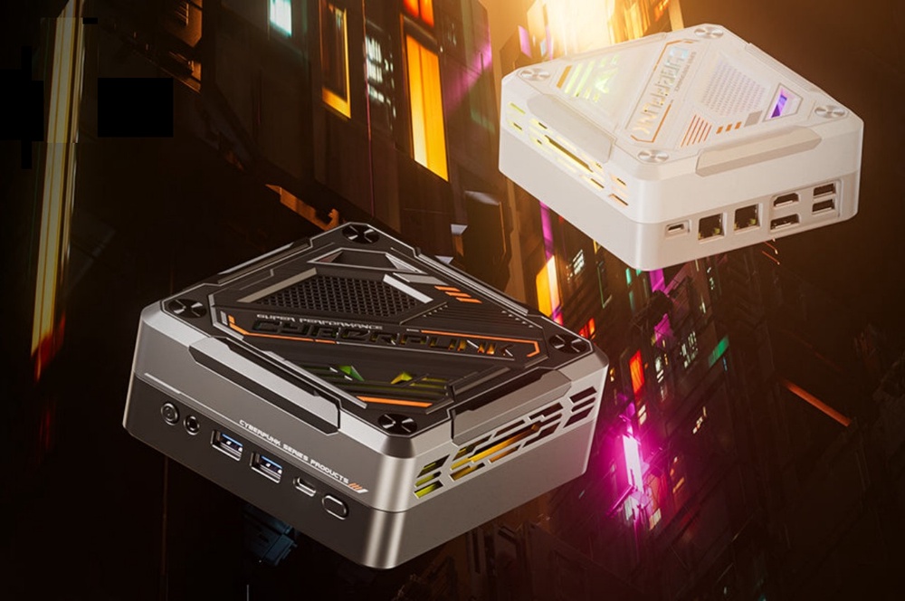 This cyberpunk mini PC adds a little RGB flavor to your workspace