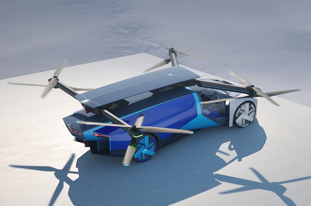 Get ready to drive and fly with this modular Chinese flying car ...