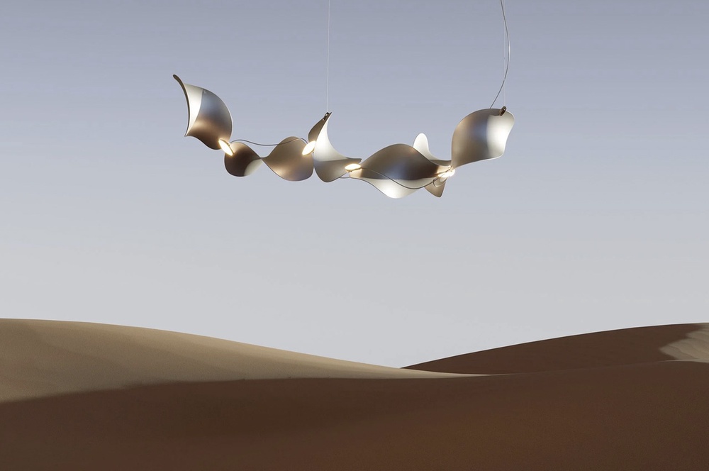 The Dune Lighting Fixture Adds A Desert-Inspired Luminaire To Your Home