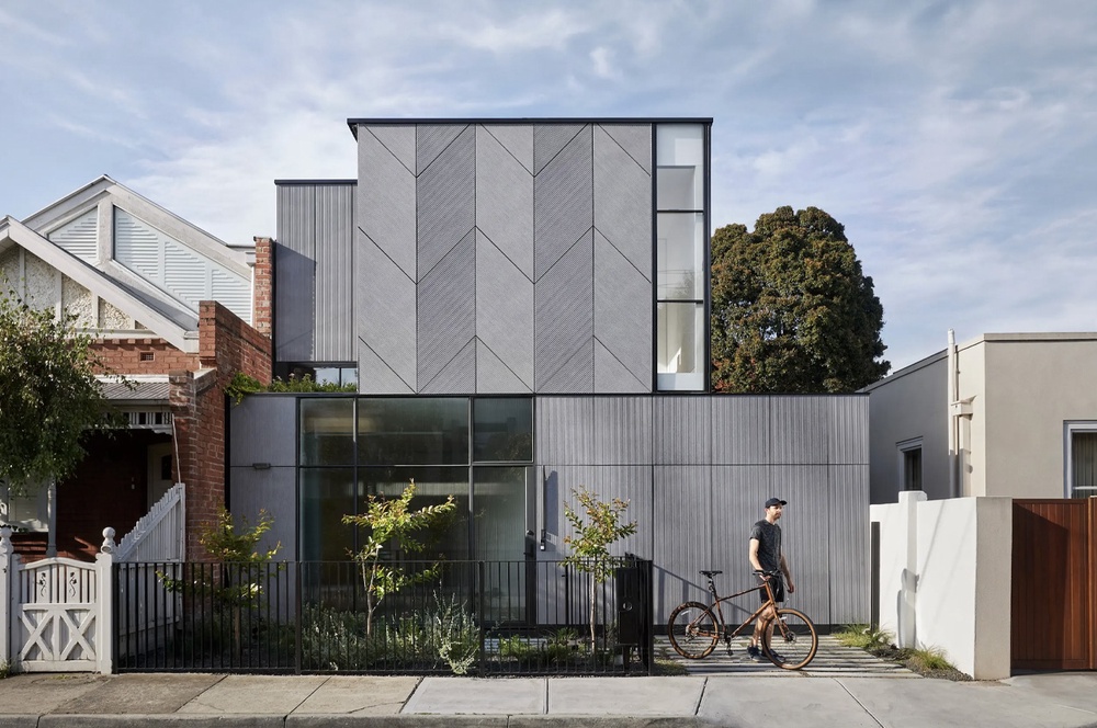 This Simple Boxy Home Conceals Multiple Gardens & A Light-Filled ...