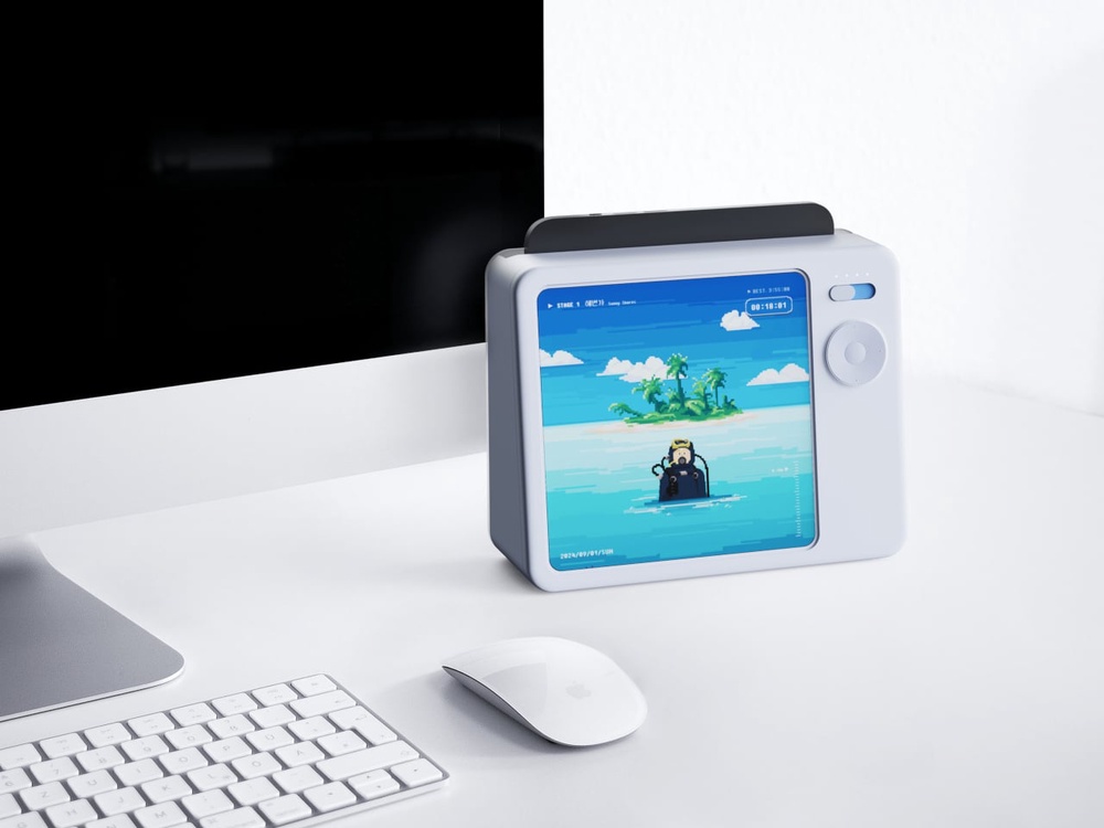 Smartphone-powered tabletop stopwatch concept turns deep focus into a game