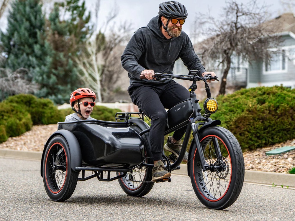 This Electric Cruiser Bike with a Sidecar Will Make You the Coolest ...