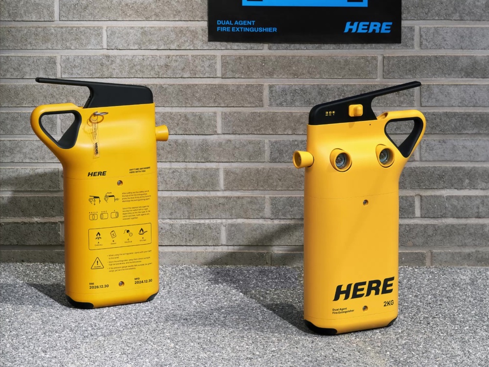 Dual-agent fire extinguisher concept gives safety a much-needed upgrade