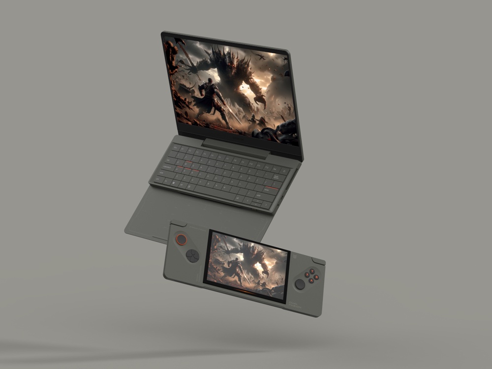 Modular gaming Laptop concept has a touchpad that doubles as a ...