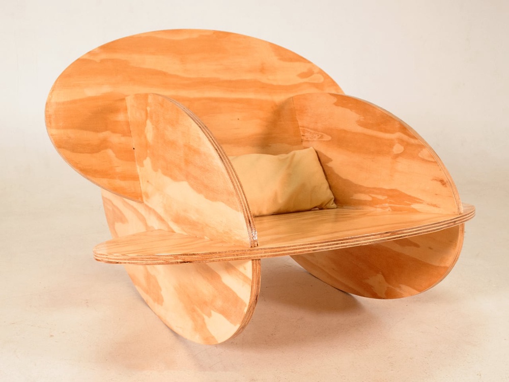 Rocking Chair Concept Uses Four Identical Ovals For A Simple and ...