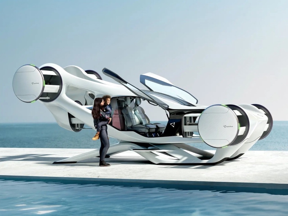 World’s Weirdest Flying Car Uses Spinning Drums Instead Of Propellers ...