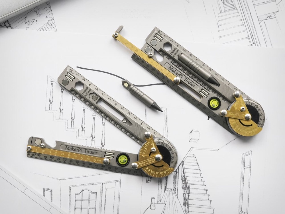 This Steampunk Titanium EDC Ruler Packs 10 Surprising Tools You Didn’t ...